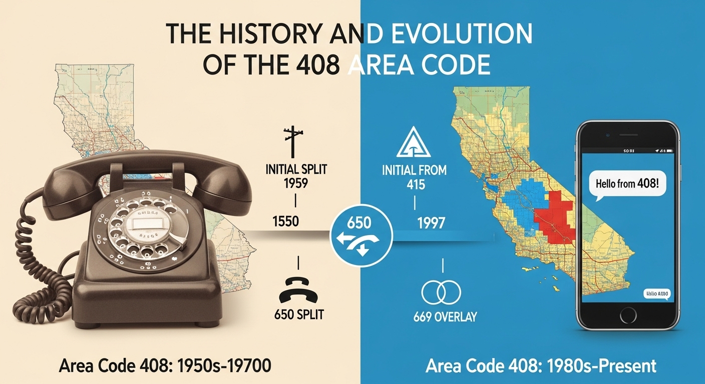 The History and Evolution of the 408 Area Code - The Yard HSV
