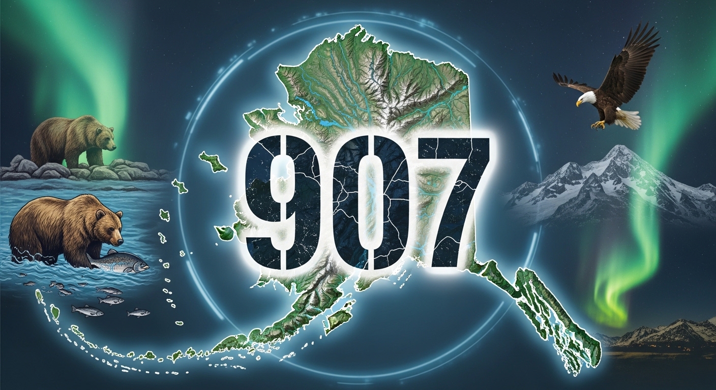 Exploring the 907 Area Code: Alaska's Unique Calling Zone - The Yard HSV
